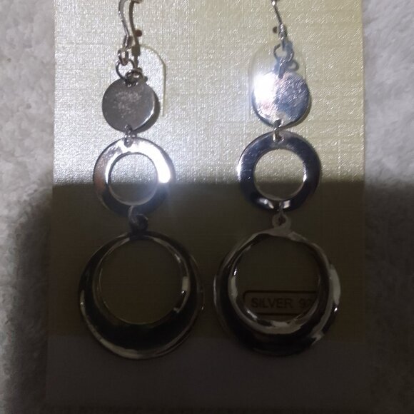Jewelry | Silver925 Classic Solid Dangling Earrings Brand New | Poshmark